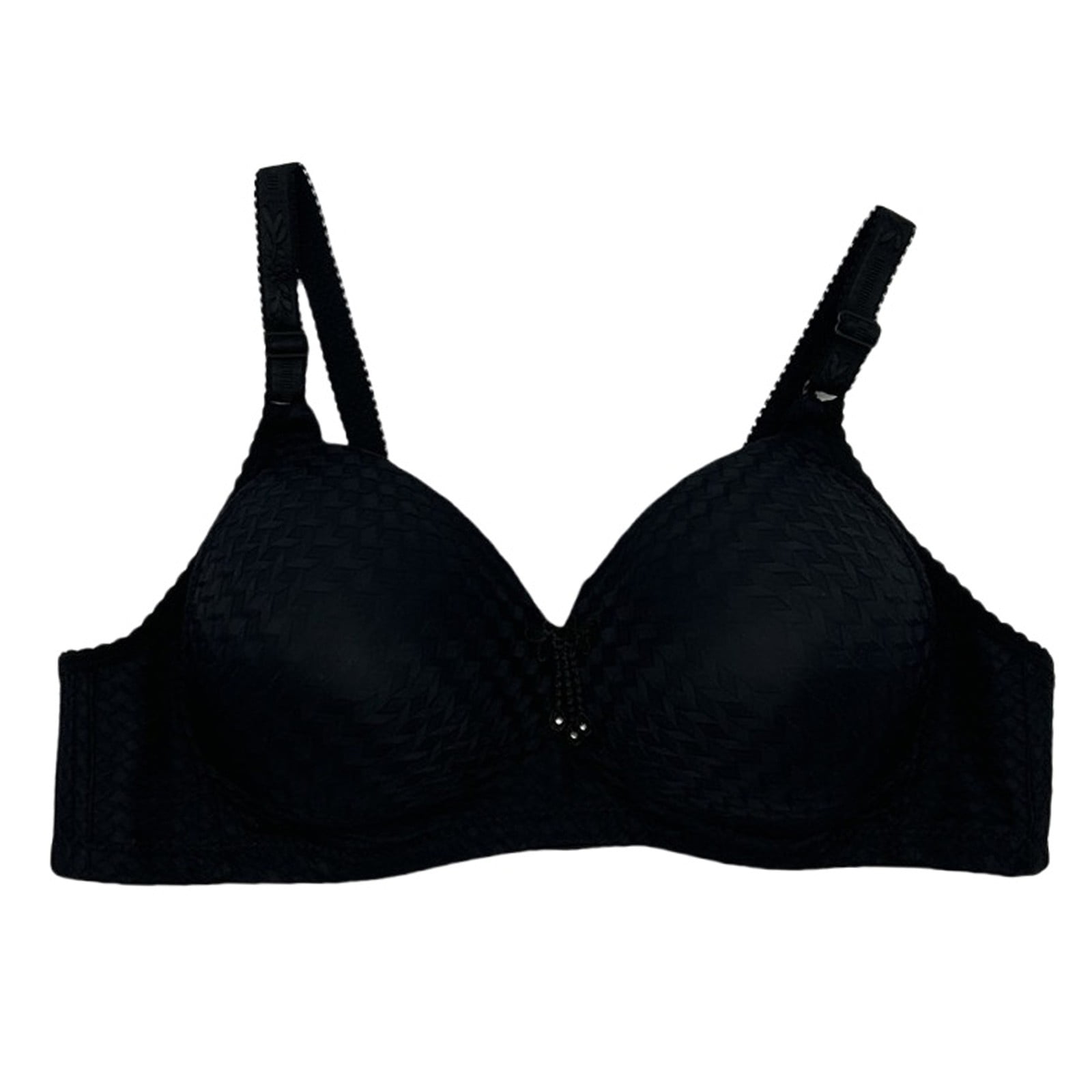 ZHENHONG Thin Of Non Ring Bra Fixed Double Shoulder Straps After Four Of Buckle Plus Size Bra ...