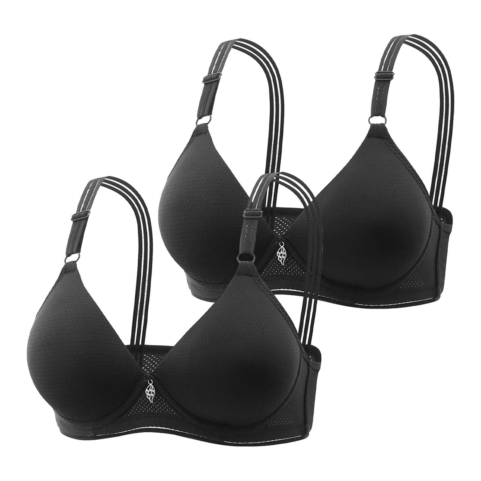 ZHENHONG Women Lace Back Button Shaping Cup Adjustable Shoulder Strap ...