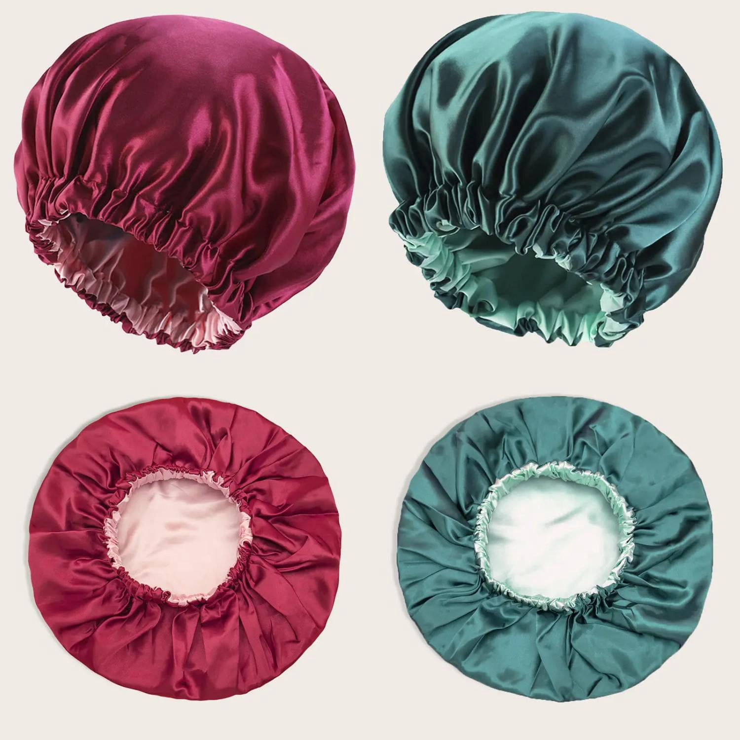 ZHENJUNW Exquisite Luxurious Satin Hair Bonnet for Women - Protect and ...