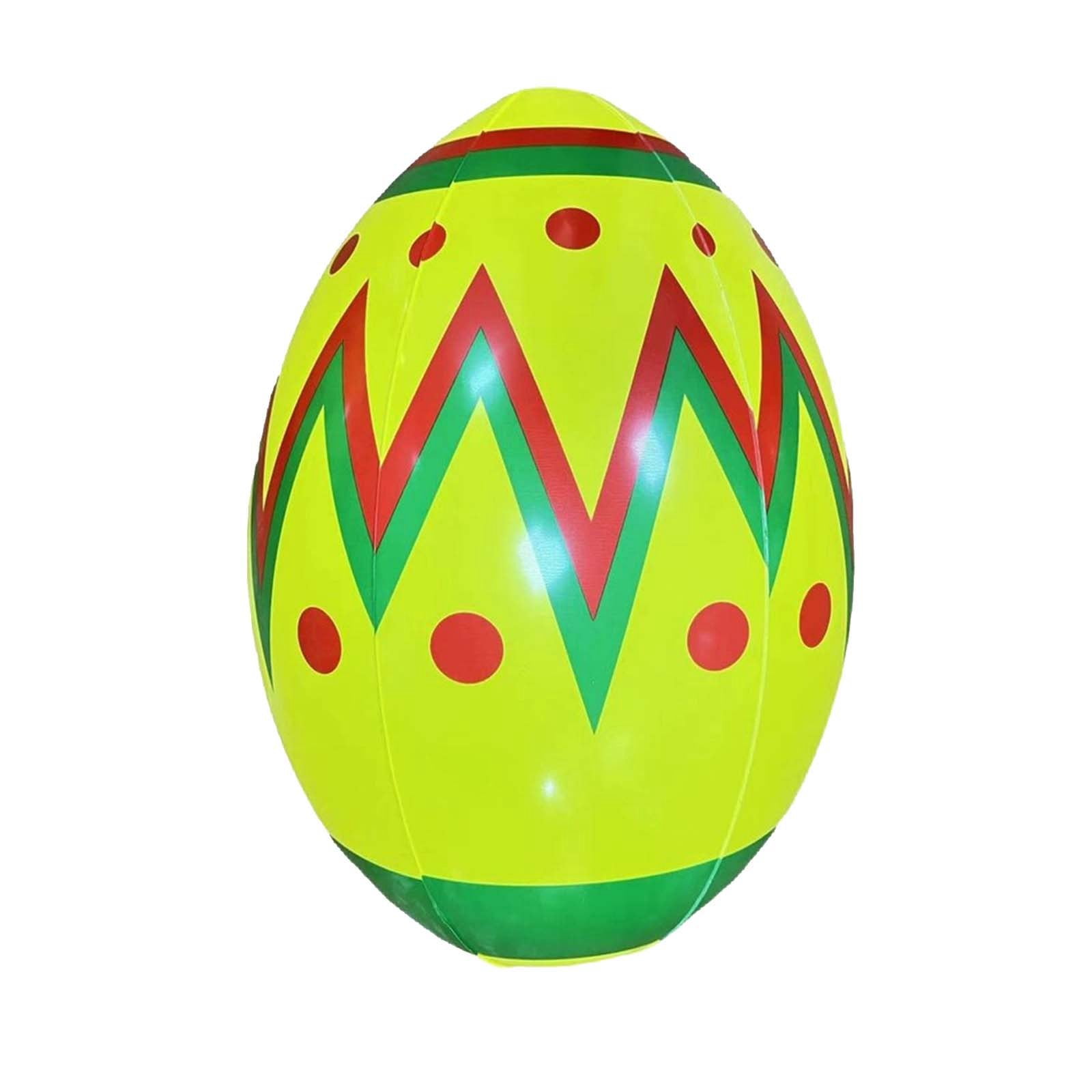 ZHENYANGli 16 Inch Giant Easter Egg Inflatable Outdoor Decorations ...