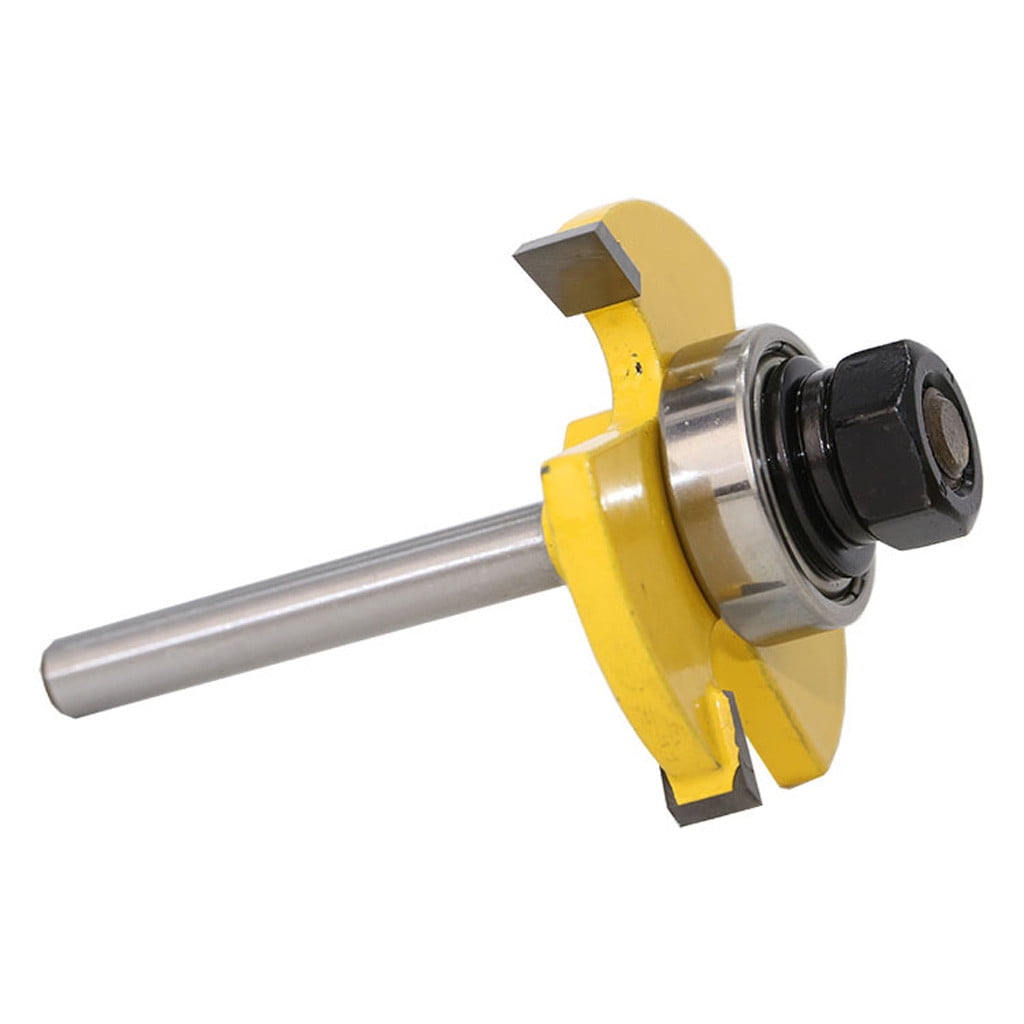 ZHENYANGli 3 Teeth T-type Tenon Cutter Bit Tongue & Groove Router Bit ...