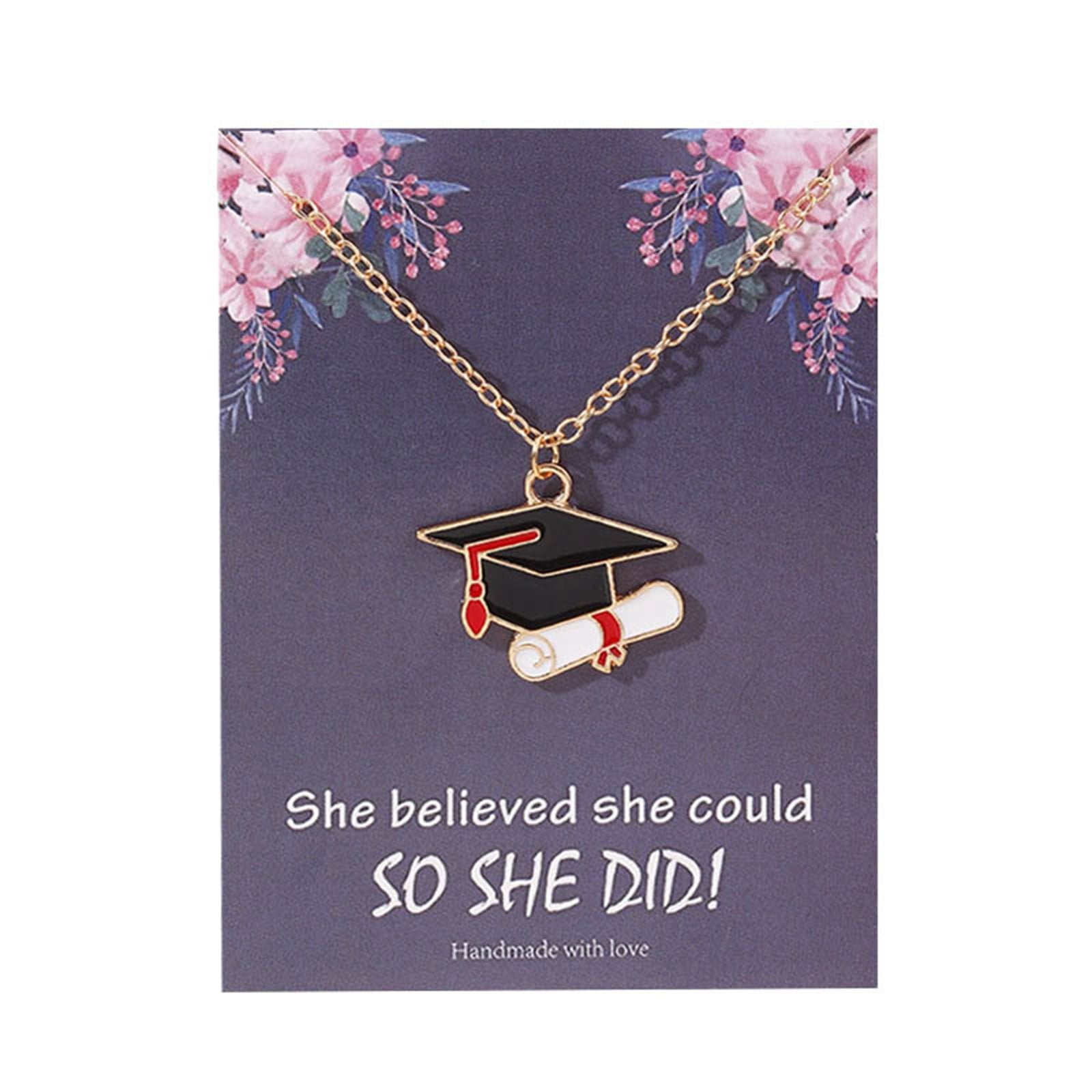 ZHENYANGli Graduation Season Necklace for Men and Women Simple Style ...