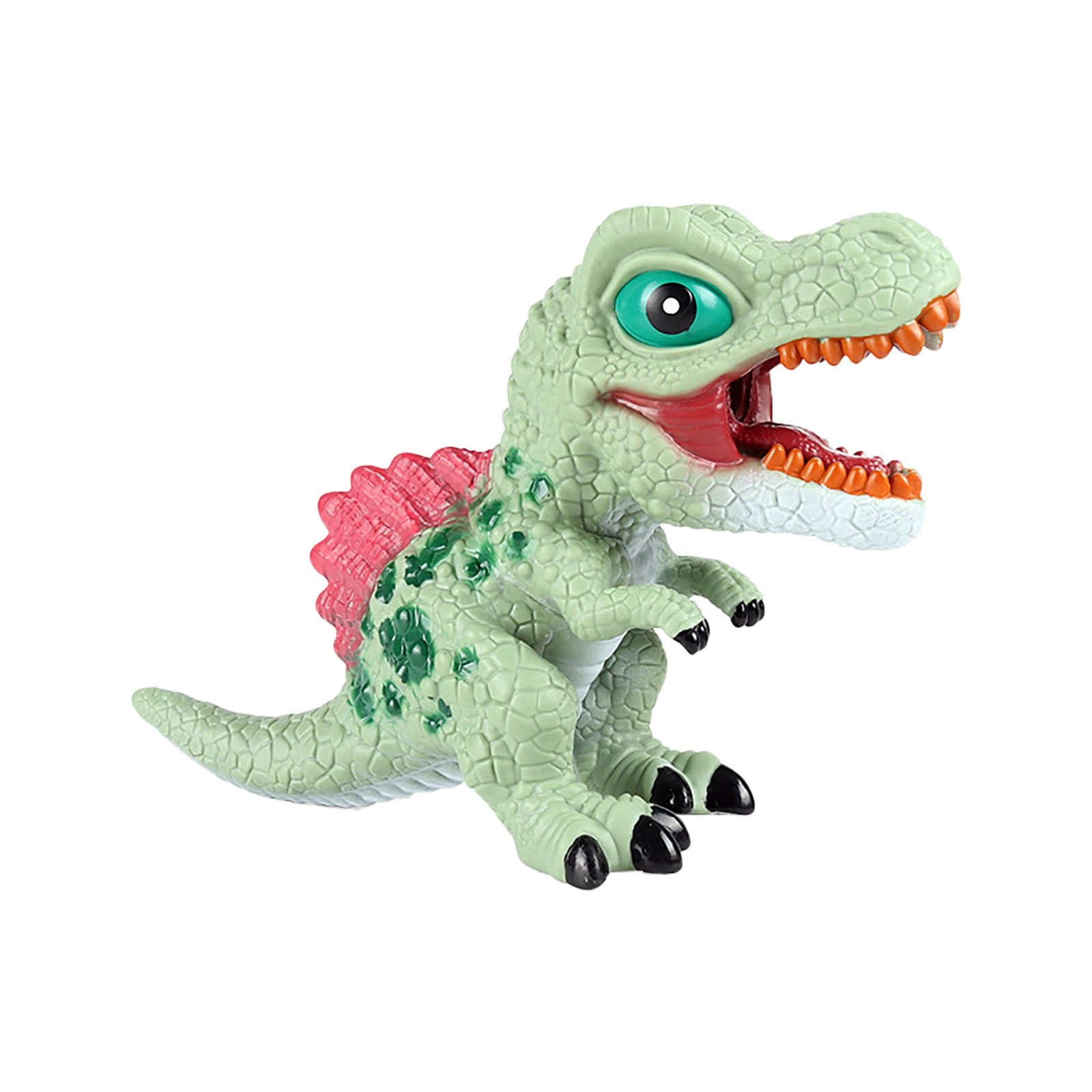 ZHENYANGli Q Version Pinch and Call Dinosaur Pachycephalosaurus Sof t Rubber Hollow Dinosaur ...