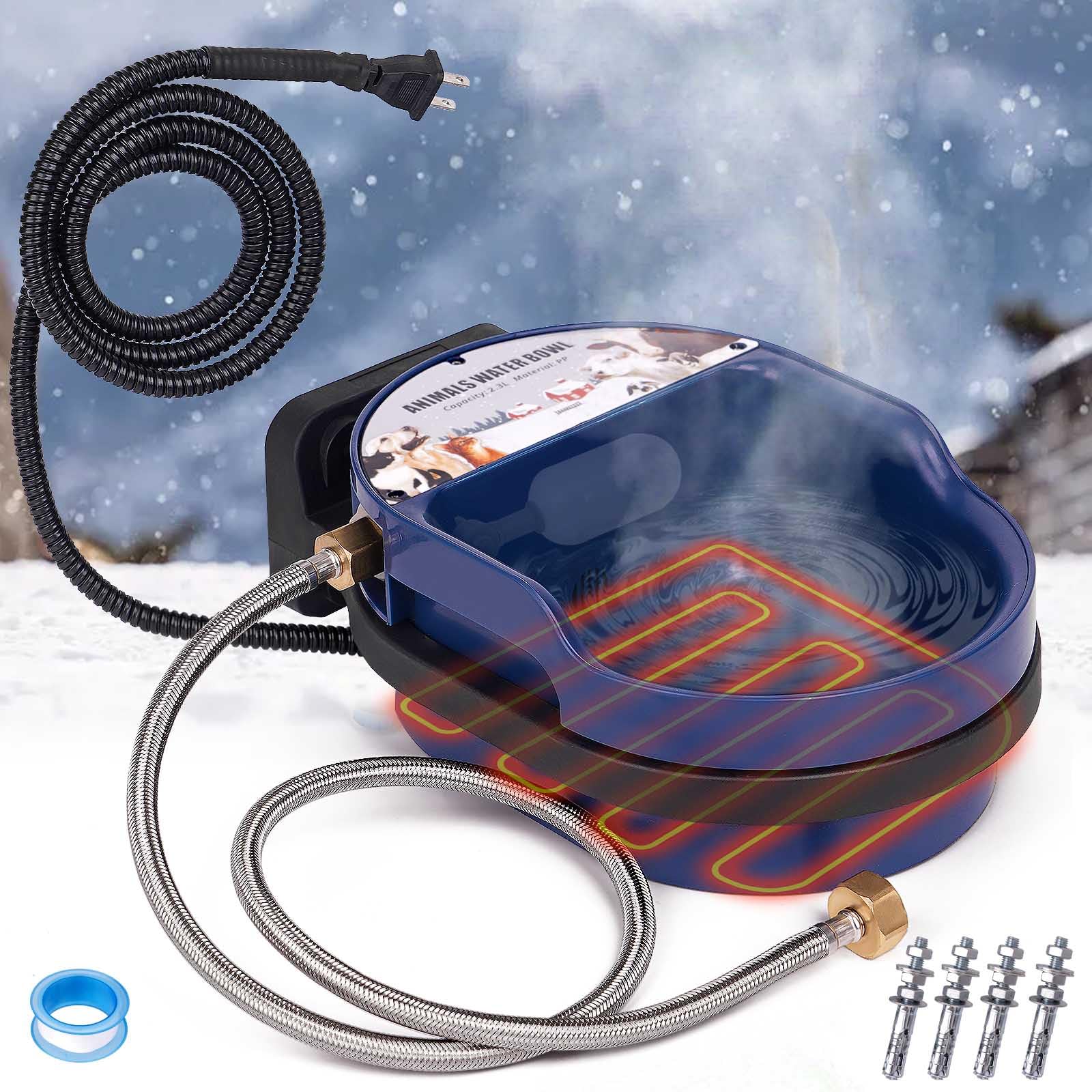 ZHEQOGZH Automatic Dog Water Bowl Dispenser Outdoor Water Bowl for Dogs ...