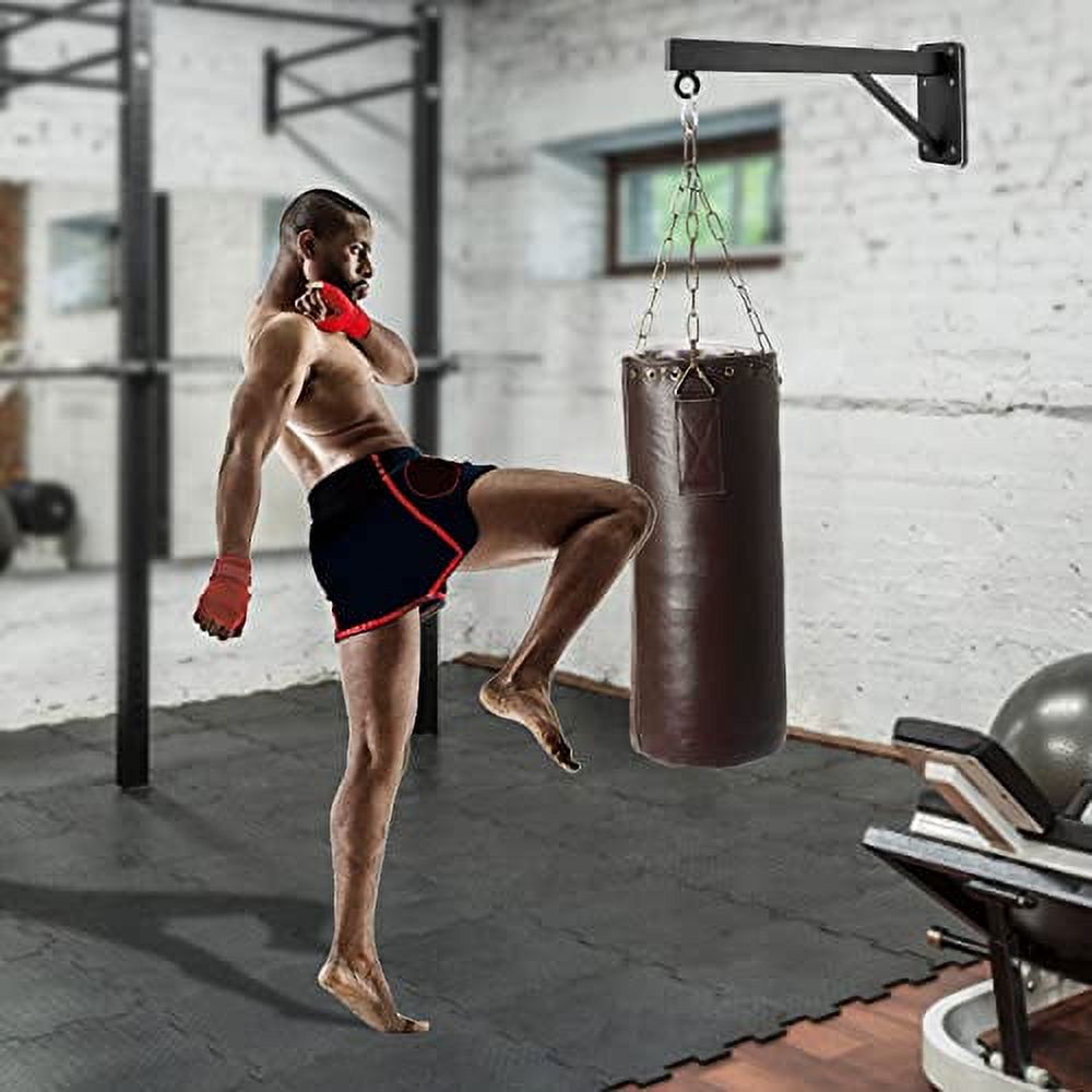ZHFEISY Punching Bag Wall Hanger Steel Punching Bag Bracket 0.16inch ...