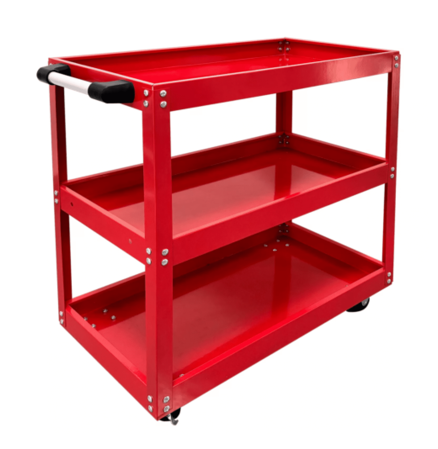 ZHI-22 3-Tier Rolling Tool Cart Mechanic Tool Cart with Lockable Wheels ...