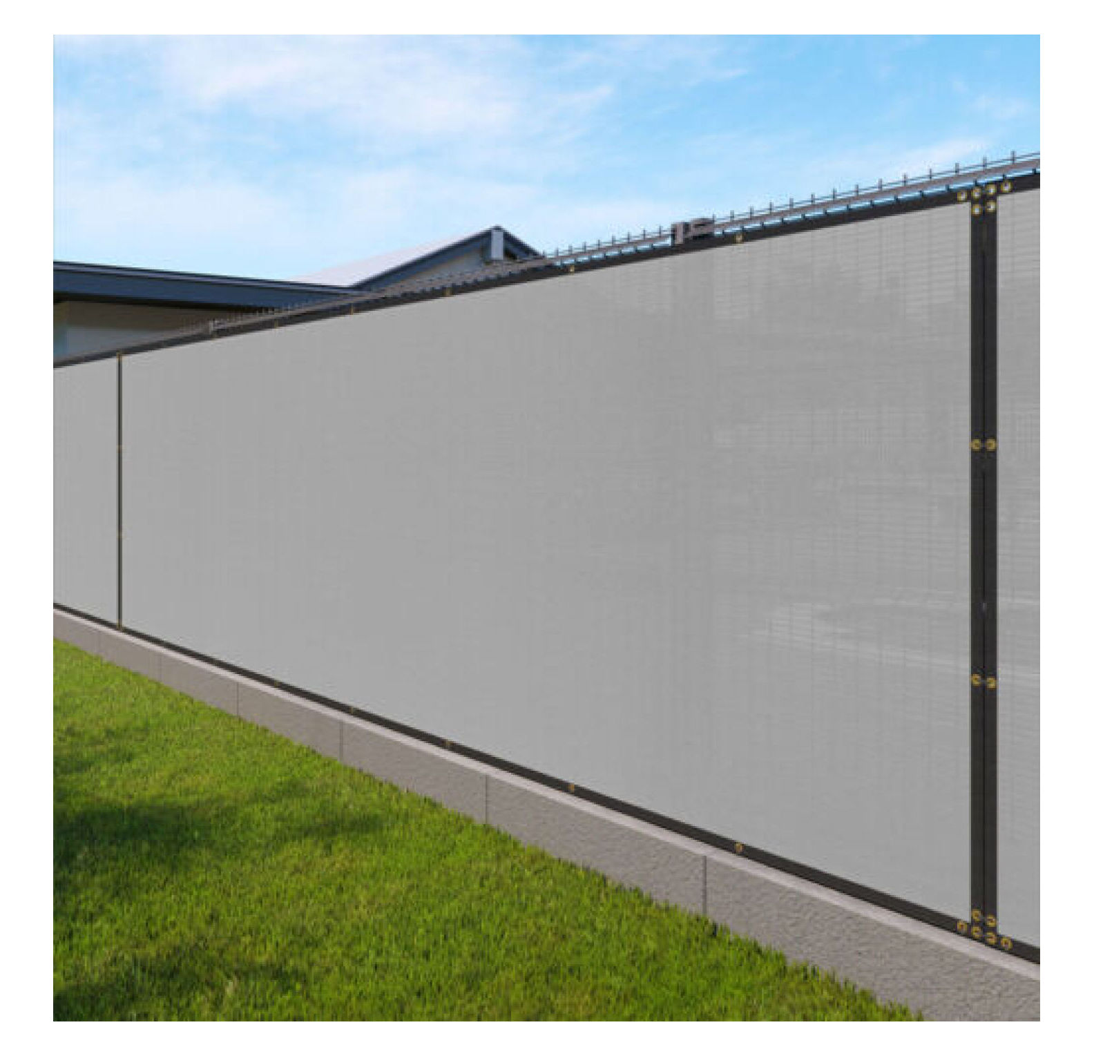 ZHI-22 Fence Privacy Screen Cover Mesh Garden Yard Windscreen Mesh ...