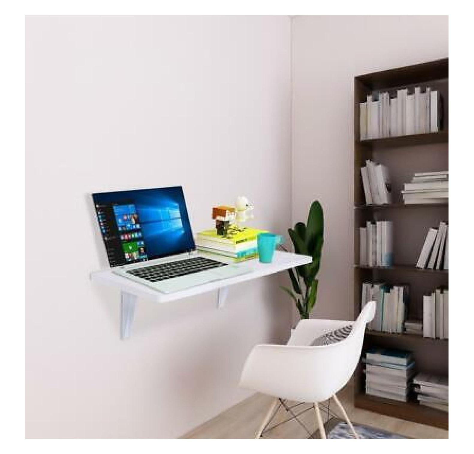 ZHI-22 Folding Computer Desk Home Office Study Wall Mount Laptop Table ...