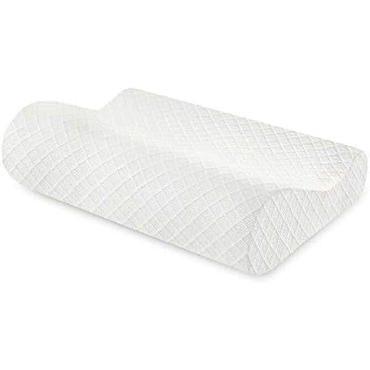 ZHI-22 Memory Foam Contour Pillow Standard Size, White, Gel-Infused ...