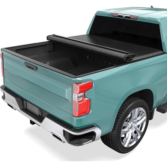 HRT Soft Quad-Fold Tonneau Cover for 2020-2026 Chevy Silverado/GMC ...