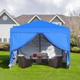 ZHICHUN 10×10Ft Pop‑Up Gazebo Canopy Tent, Instant Outdoor Patio ...