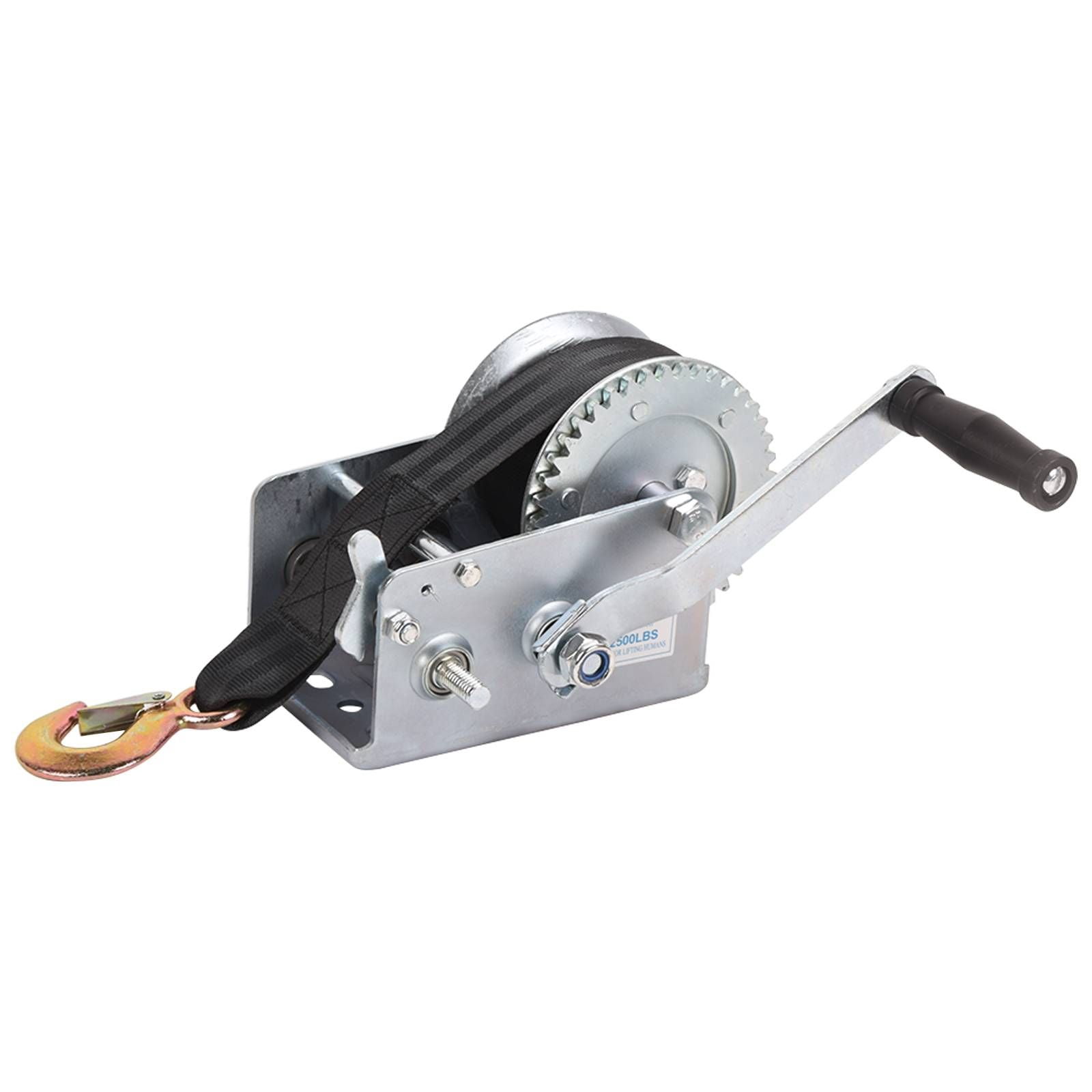 ZHICHUN 2500lbs Heavy Duty Hand Winch Boat Trailer Winch with 23ft ...