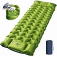 ZHICHUN 4 Inch Thick Inflatable Camping Sleeping Pad Ultralight Mat ...