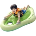 ZHICHUN Green Inflatable Surfboard Float Built In Pump Swimming ...