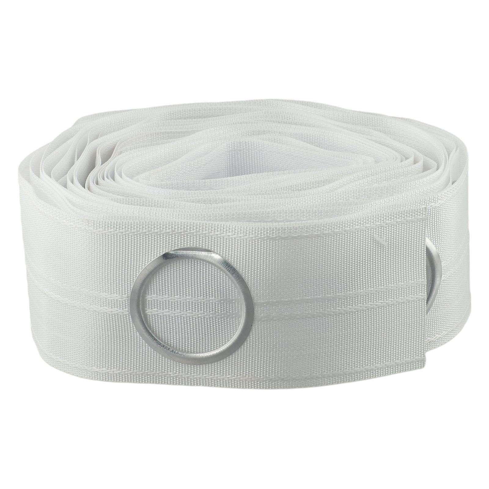 ZHIMAO 10m Curtain Heading Tape With Eyelet Rings Drapery Grommet Tape ...