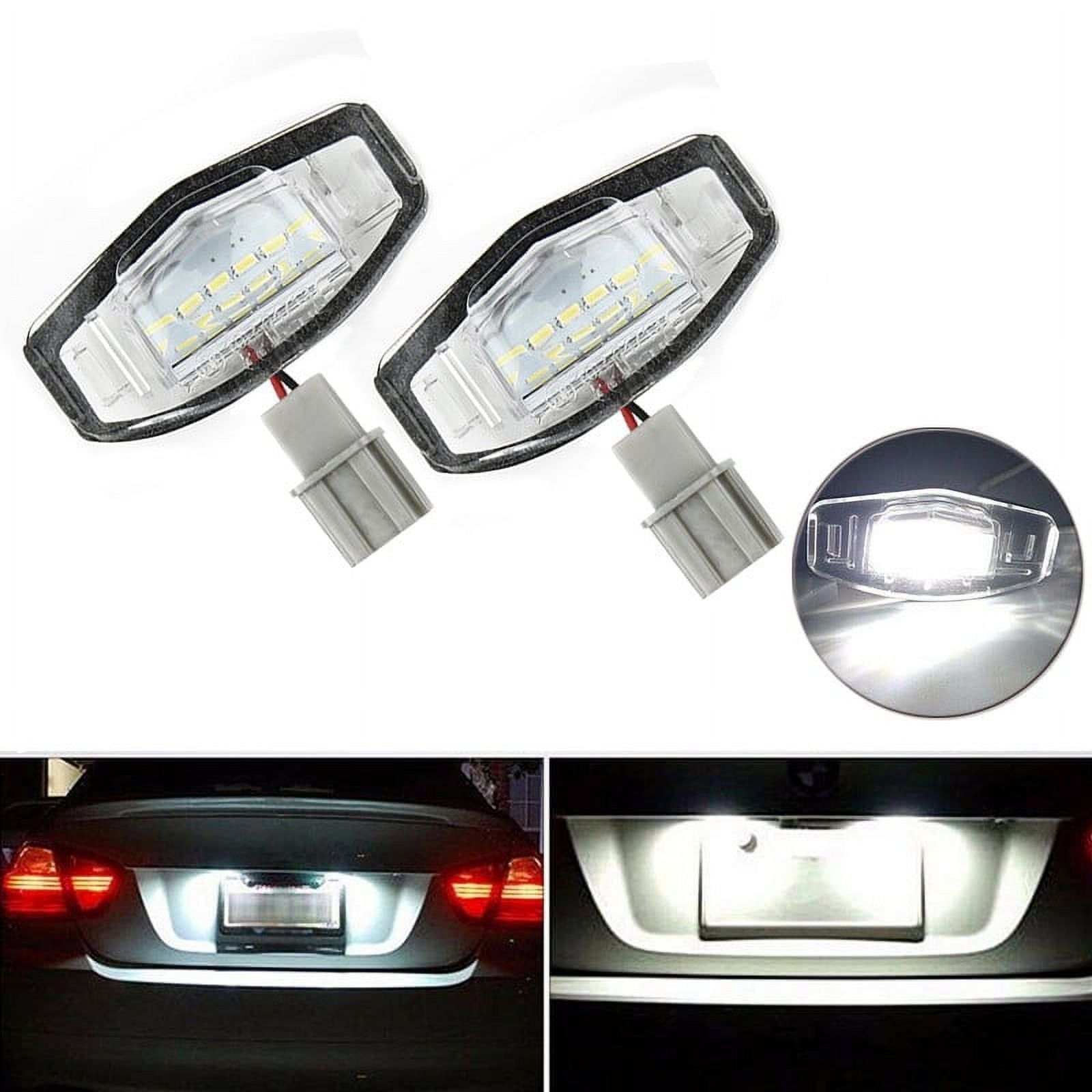 ZHIMAO 12V 1.8W Car LED License Plate Lights For Acura TL TSX MDX For ...