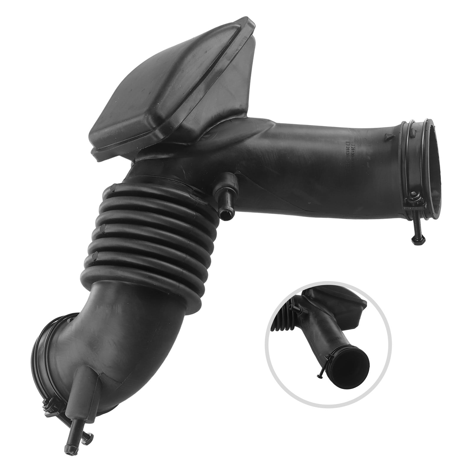 ZHIMAO 2007-2012 Air Intake Hose Black Direct Fit Easy Installation ...