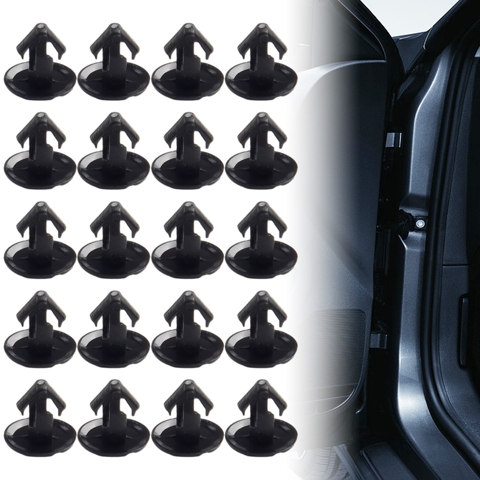 ZHIMAO 20Pcs Car Door Weatherstrip Clips Auto Door Seal Sill Seal ...