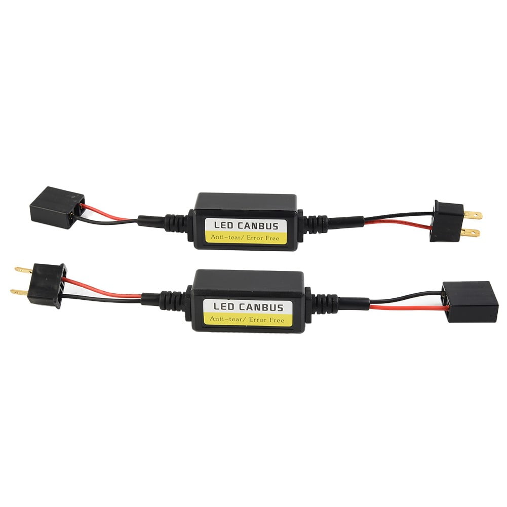 ZHIMAO 2pcs H7 Car LED Canbus Load Resistor Controller Canceler LED ...
