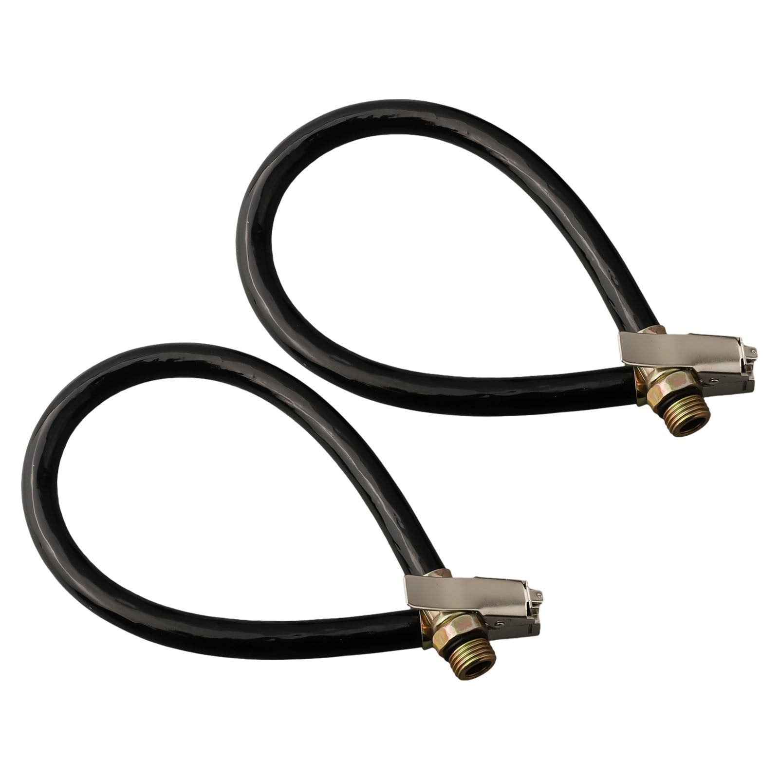 ZHIMAO 2pcs Tire Inflator Air Tyre Pressure Meter Car Pump Hose Gauge ...