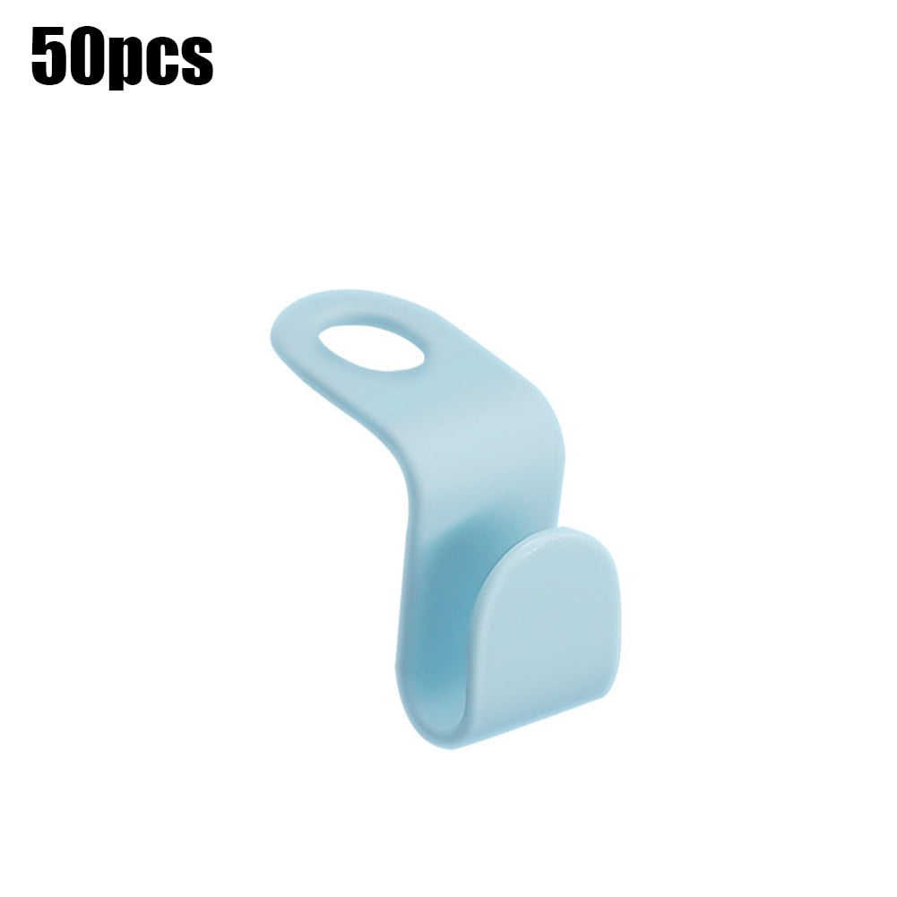 ZHIMAO 50Pcs Clothes Hanger Hooks Space Saving Cascading Hanger ...