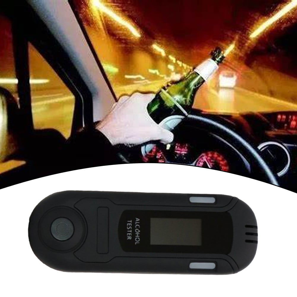 ZHIMAO Breathalyzer Rechargeable Portable Alcohol Tester LCD Display ...