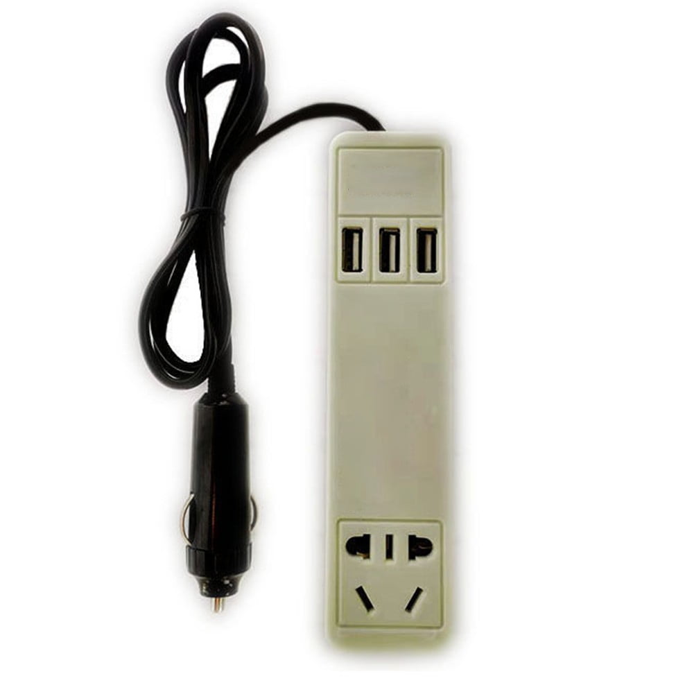 ZHIMAO Car 200W Converter Power Inverter DC 12V/24V To DC 220V Invertor ...