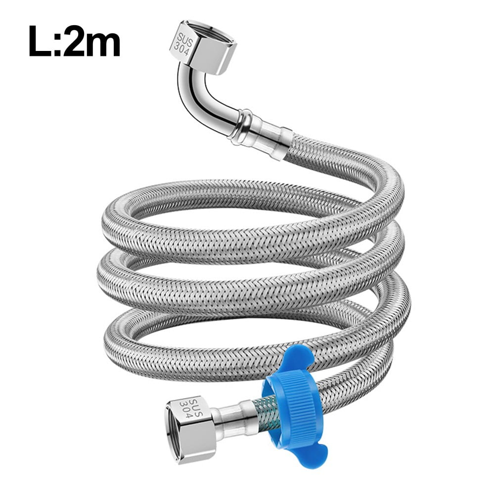 ZHIMAO Flexible Pipe Connectors Elbow Hose 304 Stainless Steel Braided ...