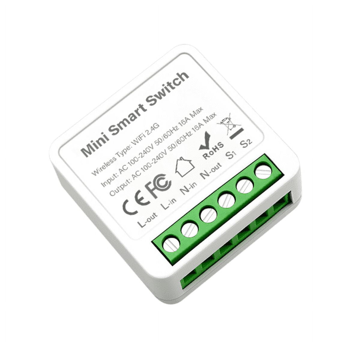 ZHIMAO For Tuya Smart Switch Wifi Smart Mini Pass-Through Concealed Box ...