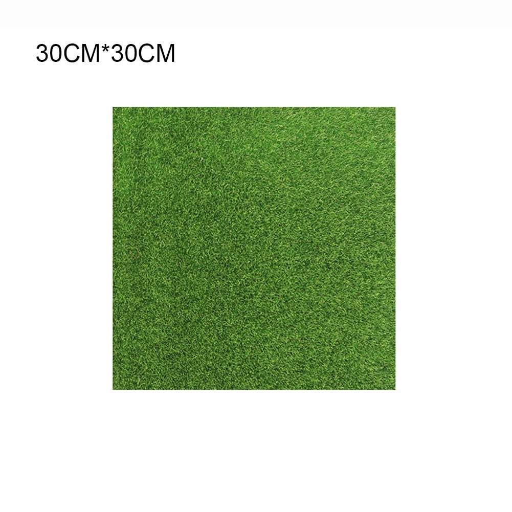 ZHIMAO Grass Mat Green Artificial Grass Fake Lawn Landscape DIY Garden ...