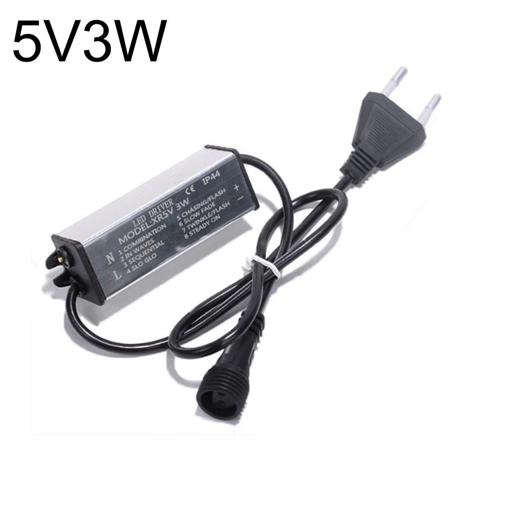 ZHIMAO LED Fairy Light Power Adapter Transformer Driver IP67 8 Function ...