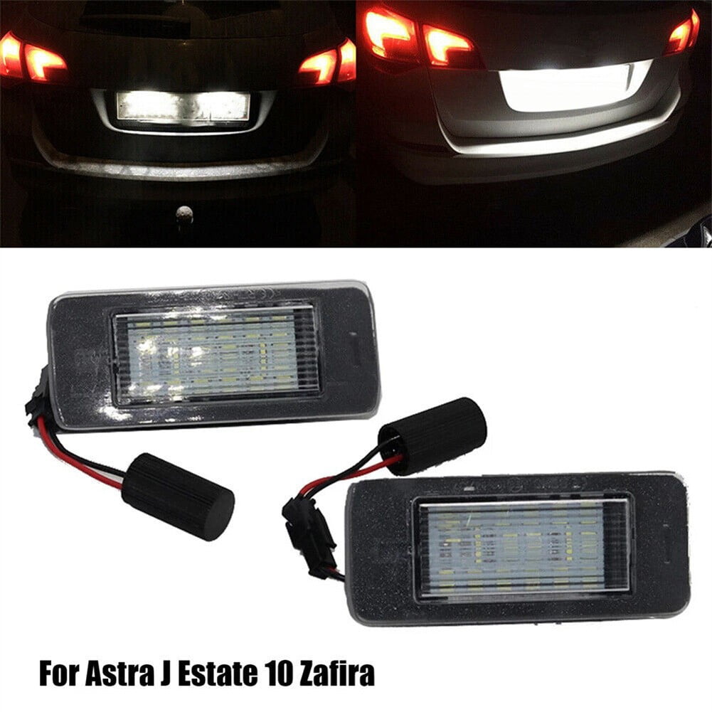 ZHIMAO LED Number License plate units white for Astra J Sports Tourer ...