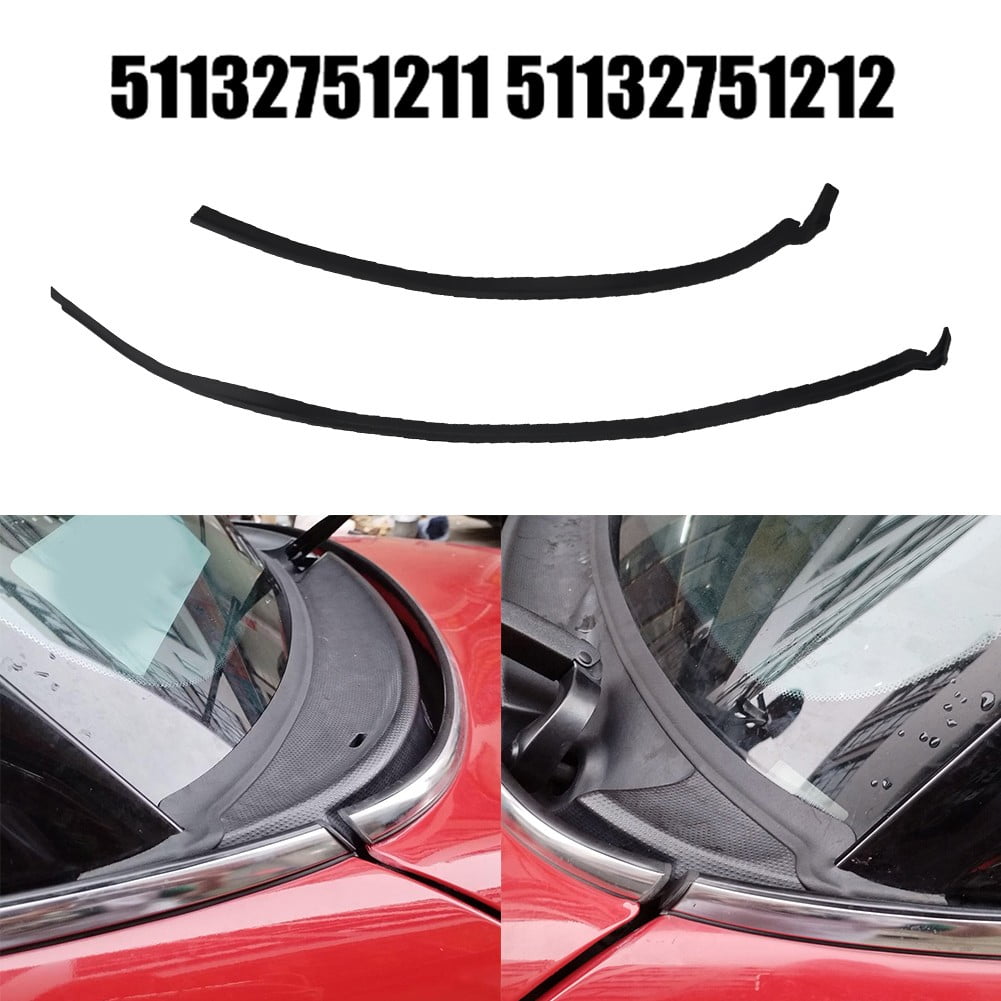 ZHIMAO Pair Car Front Windshield Wiper Cowl Seal Right Side Rubber Trim ...