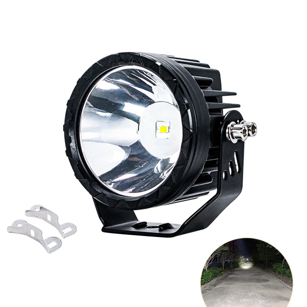 ZHIMAO Round 60W 4 Inch LED Flood Work Light 12V 24V 14000lm Off Road ...