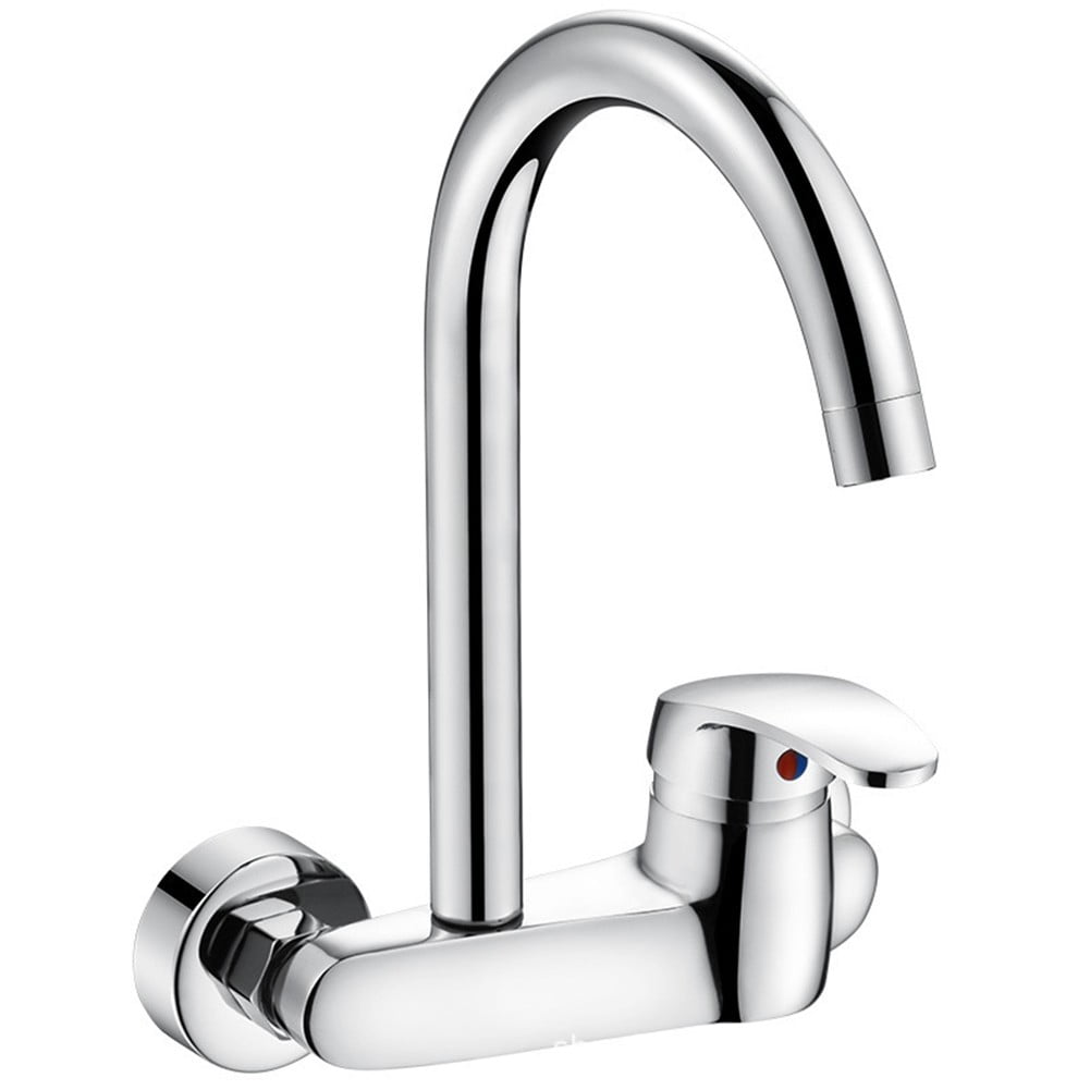 ZHIMAO Space Saving Solution Stylish Brass Wall Mounted Mixer Tap For ...