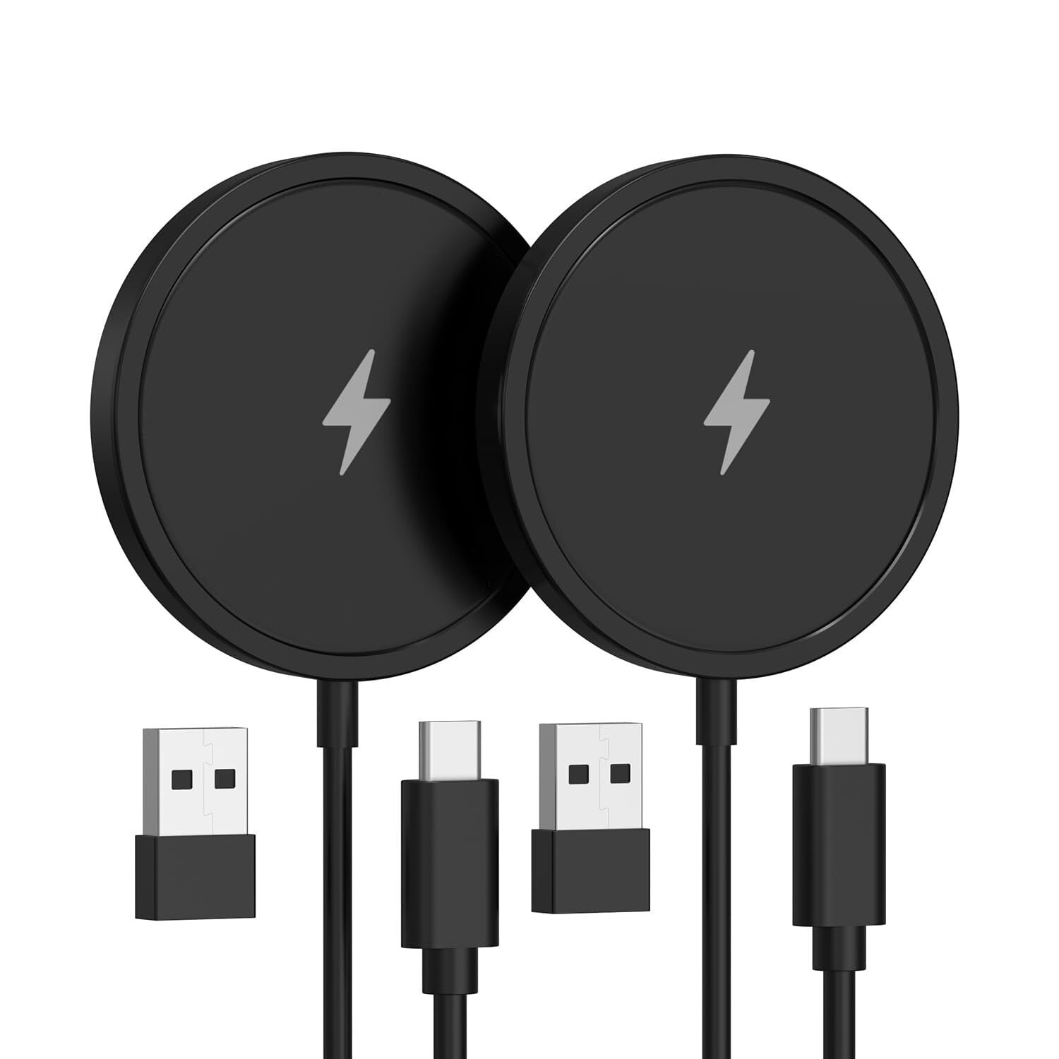 ZHIS Magnetic Wireless Charger for iPhone, 15W Fast Mag Safe Charger 2 ...