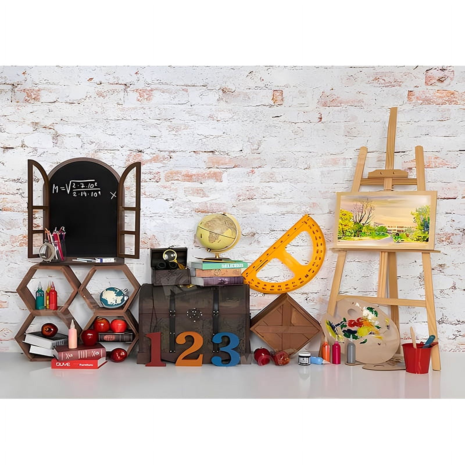 ZHISUXI Balloon First Birthday Party ration Photography Backdrops Props ...