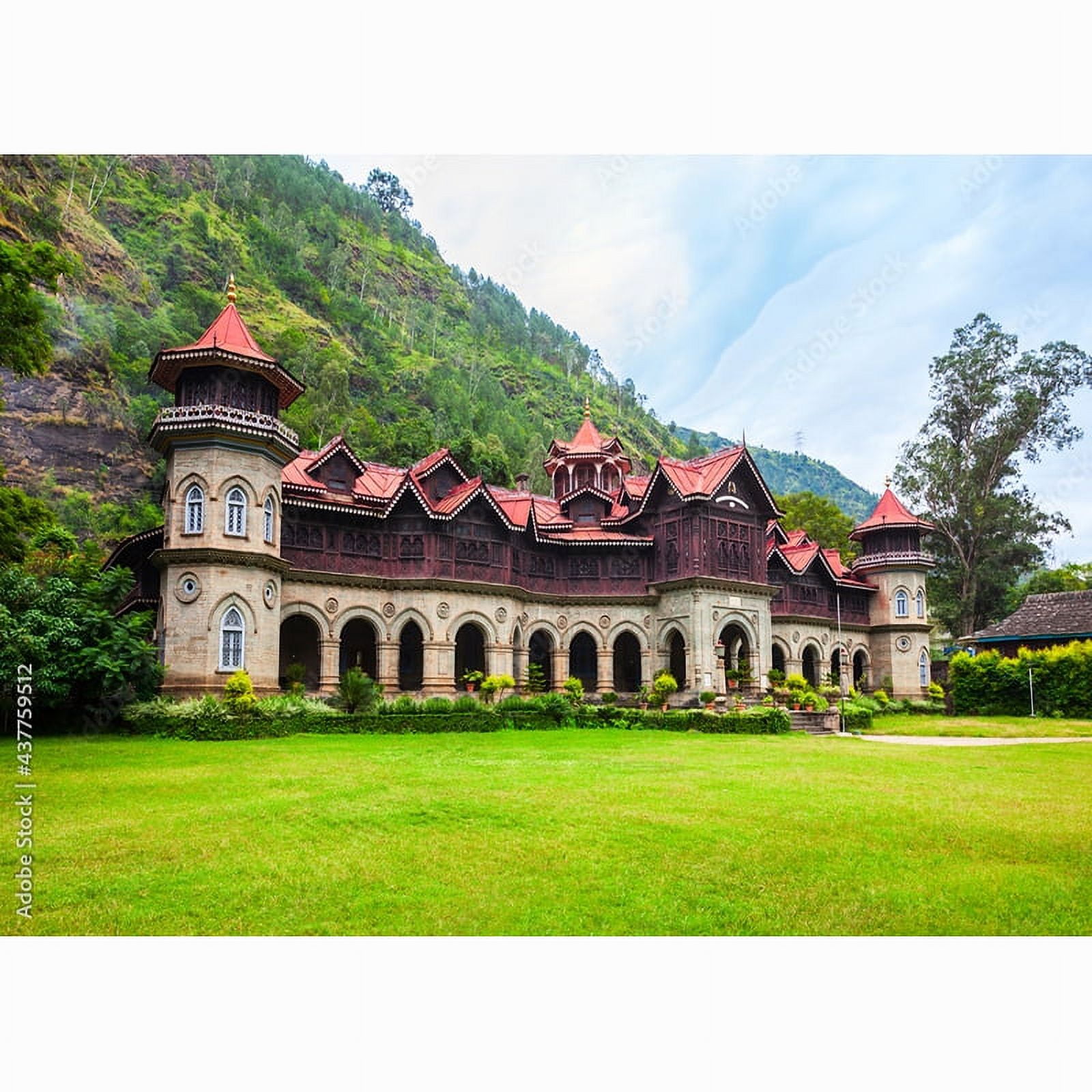 ZHISUXI Castle Broom Church King Station Photography Background Heaven ...