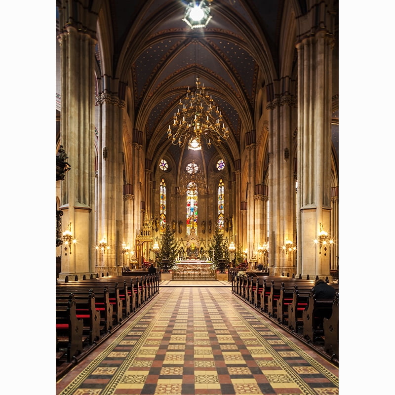 ZHISUXI Castle Theme Photography Backdrops Props Stairs Wedding ...