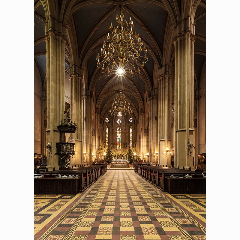 ZHISUXI Castle Theme Photography Backdrops Props Stairs Wedding ...