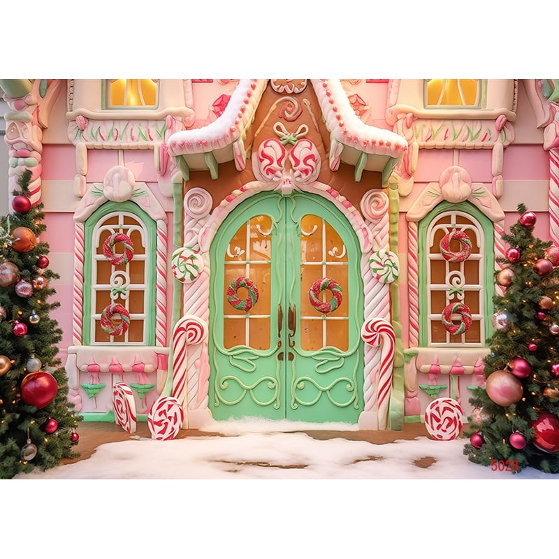 ZHISUXI Christmas Day Fireplace Photography Backdrops New Year Candy ...
