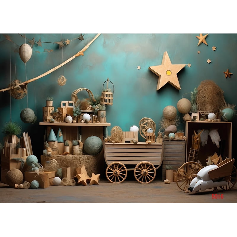 ZHISUXI Christmas Day Fireplace Photography Backdrops New Year Candy ...