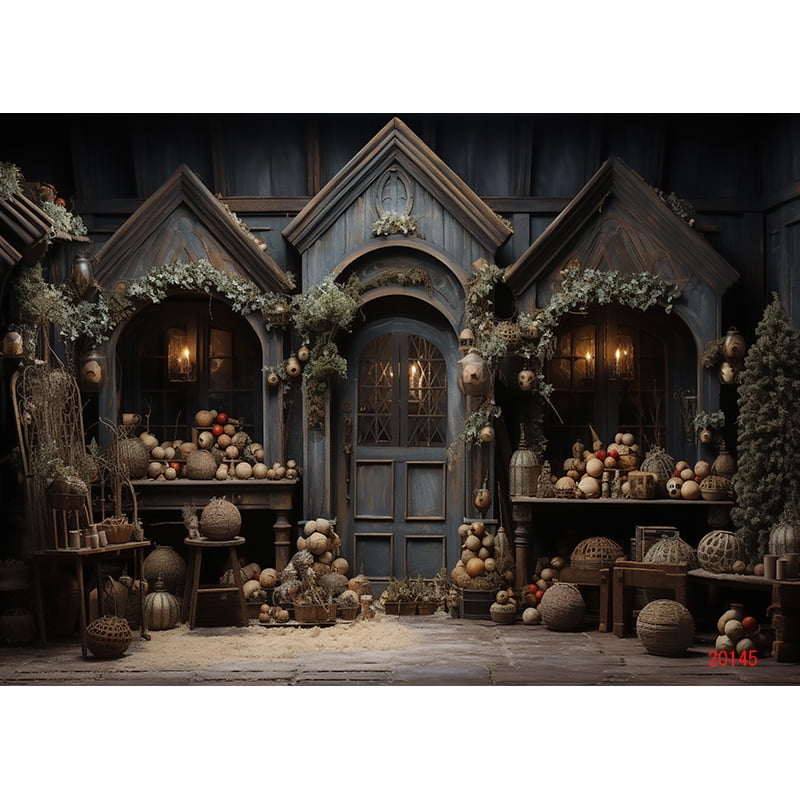 ZHISUXI Christmas Day Fireplace Photography Backdrops New Year Candy ...