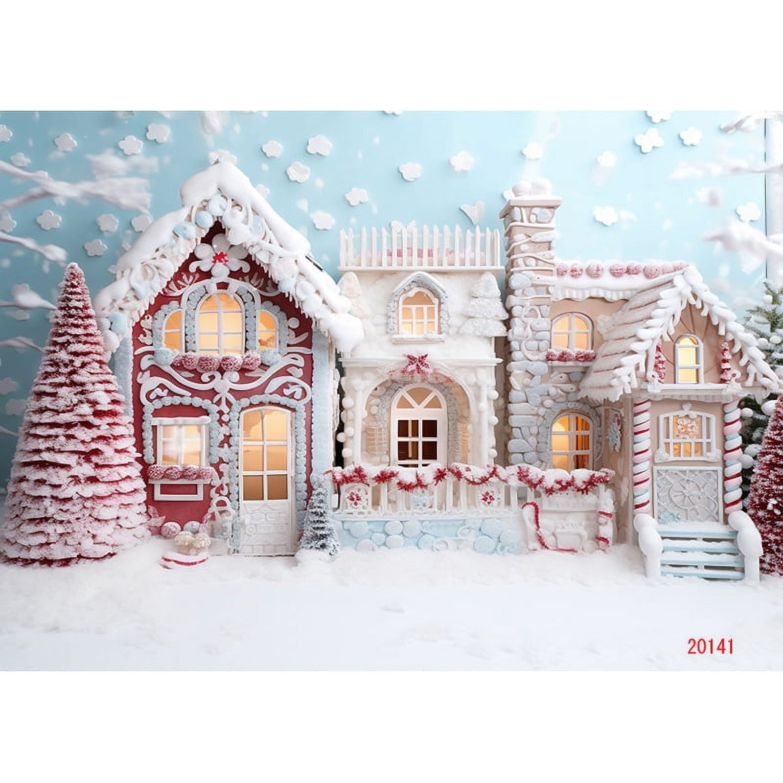 ZHISUXI Christmas Day Fireplace Photography Backdrops New Year Candy ...