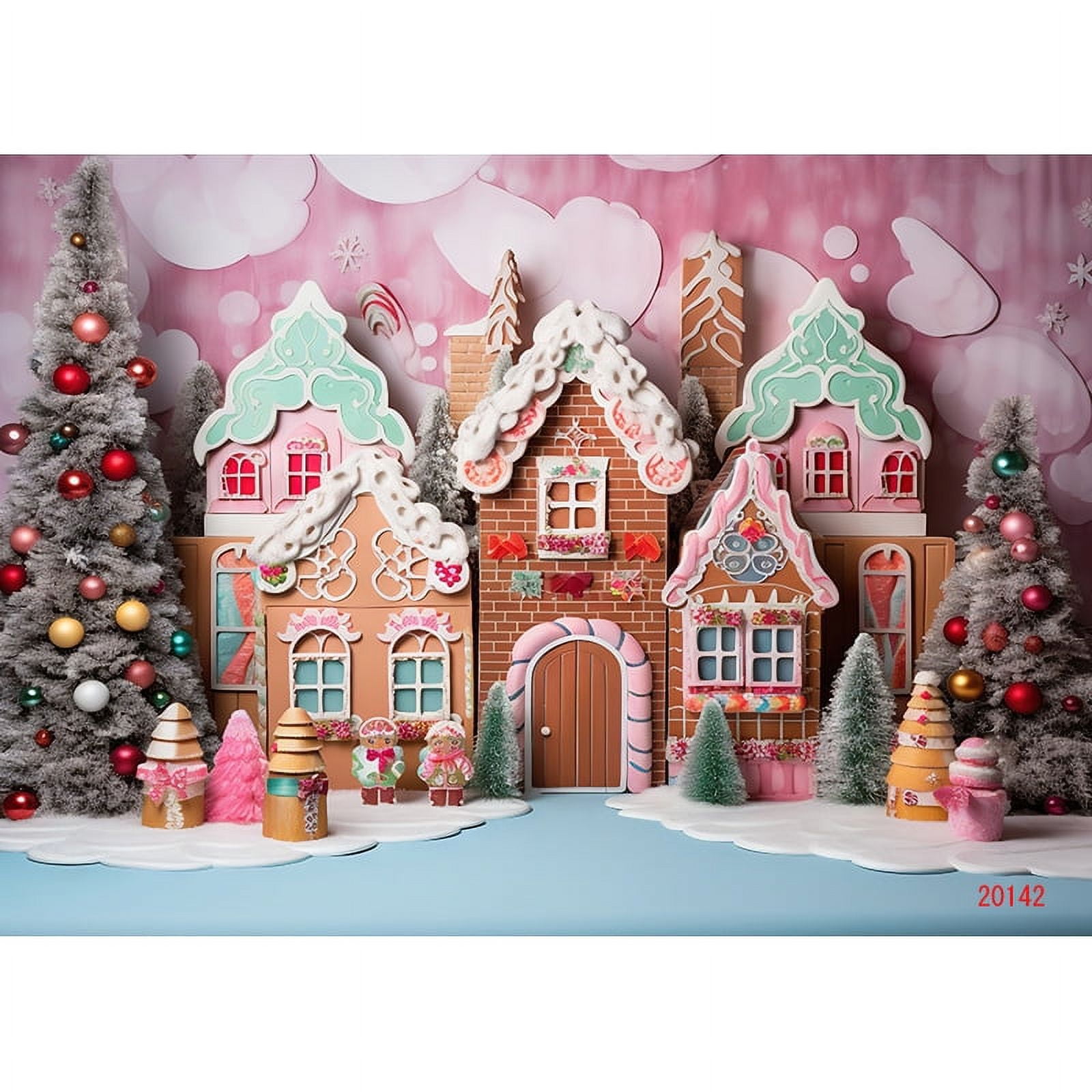 ZHISUXI Christmas Day Fireplace Photography Backdrops New Year Candy ...