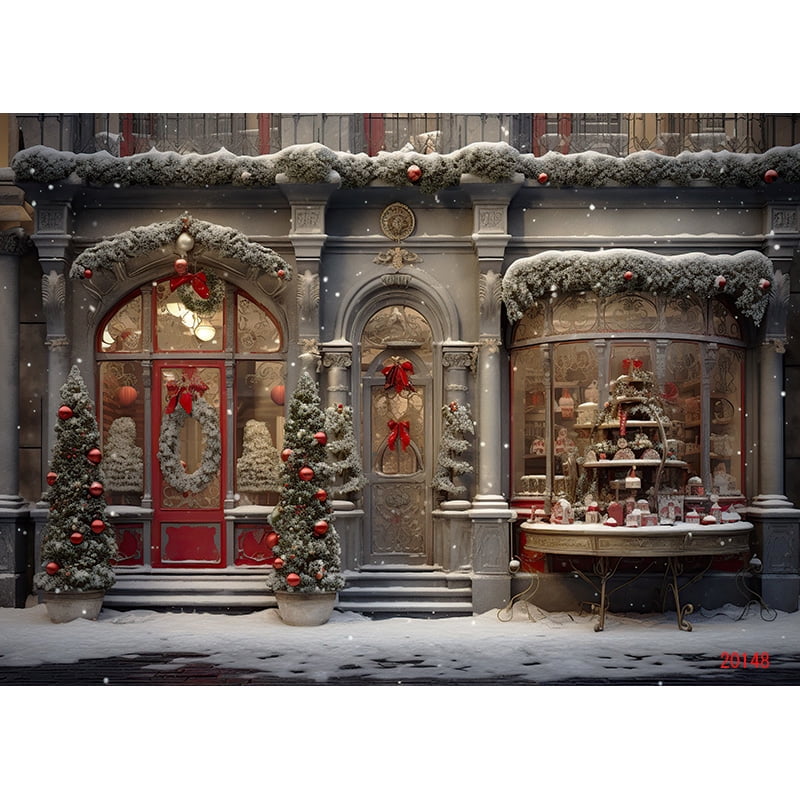 ZHISUXI Christmas Day Fireplace Photography Backdrops New Year Candy ...