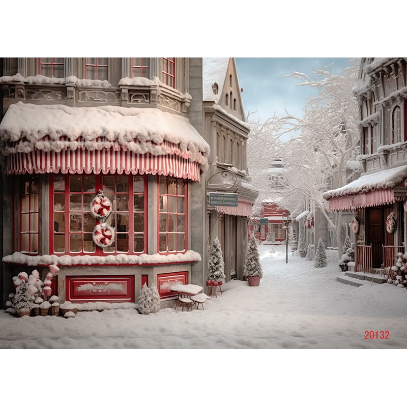 ZHISUXI Christmas Day Fireplace Photography Backdrops New Year Candy ...
