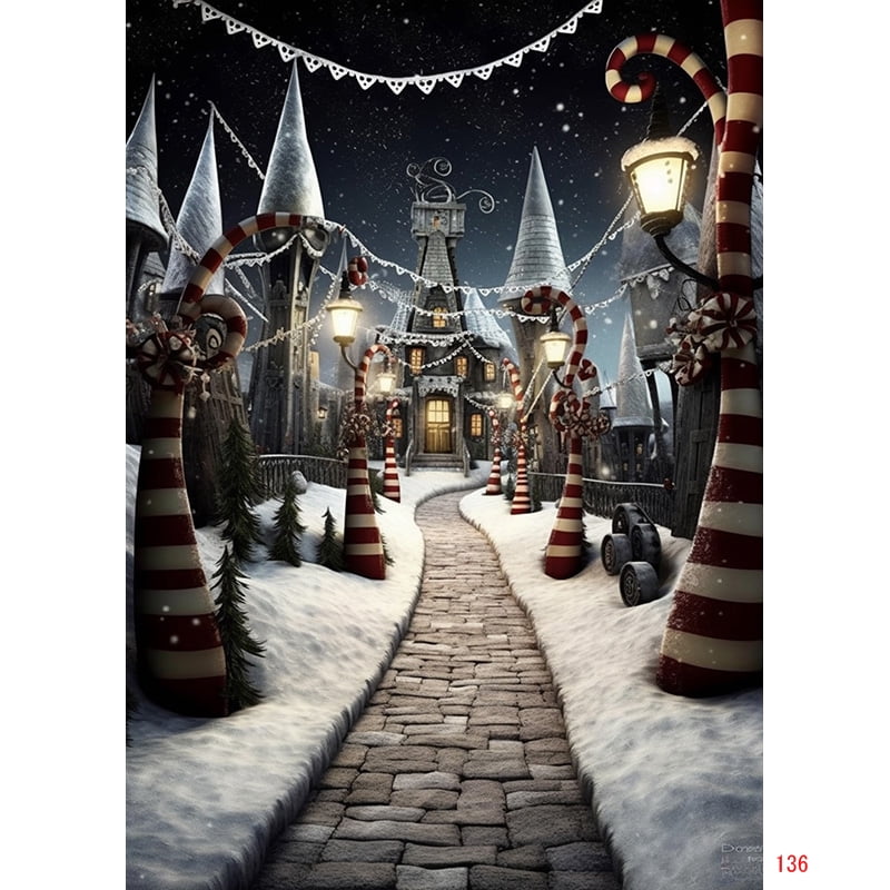 ZHISUXI Christmas Day ration Photography Backdrops Magic Xmas Eve Happy New Year Creath Studio ...