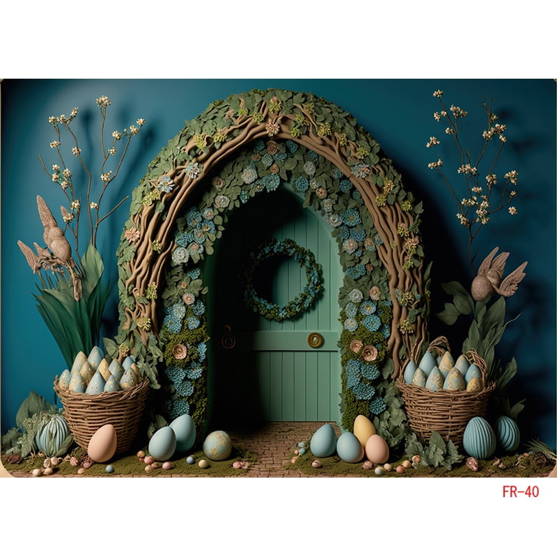 ZHISUXI Easter Scene For Photo Studio Background Celebrations Green ...