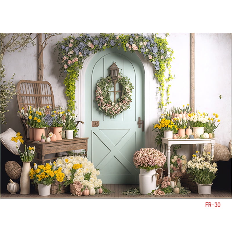 ZHISUXI Easter Scene For Photo Studio Background Celebrations Green ...